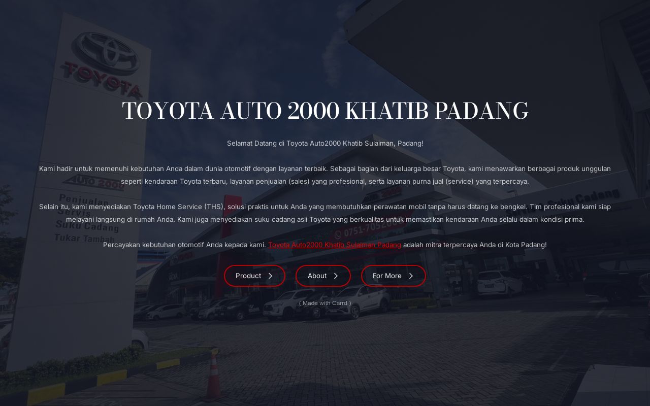 Toyota Auto 2000 Padang